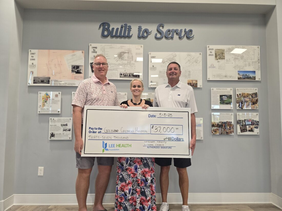 Gateway Trinity Lutheran Church raises $37,000 for Golisano Children’s ...